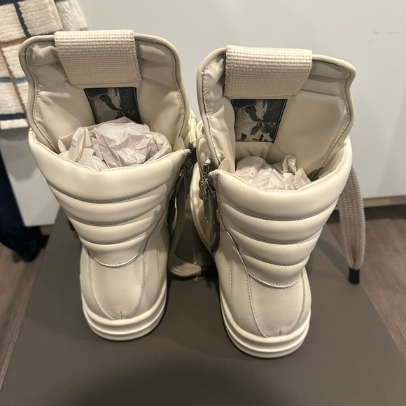 Rick Owens | Shoes | Rick Owens Jumbo Lace Geobaskets Milk Size 4 ...